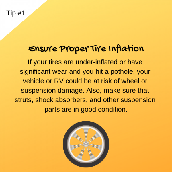 5 Tips for Navigating Potholes (Infographic) - MARVAC