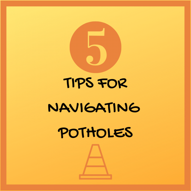 5 Tips for Navigating Potholes (Infographic) - MARVAC