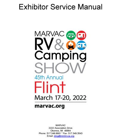 45th Annual Flint RV & Camping Show Exhibitor Toolkit - MARVAC