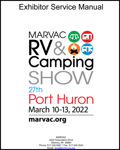 27th Port Huron RV & Camping Show Exhibitor Toolkit - MARVAC