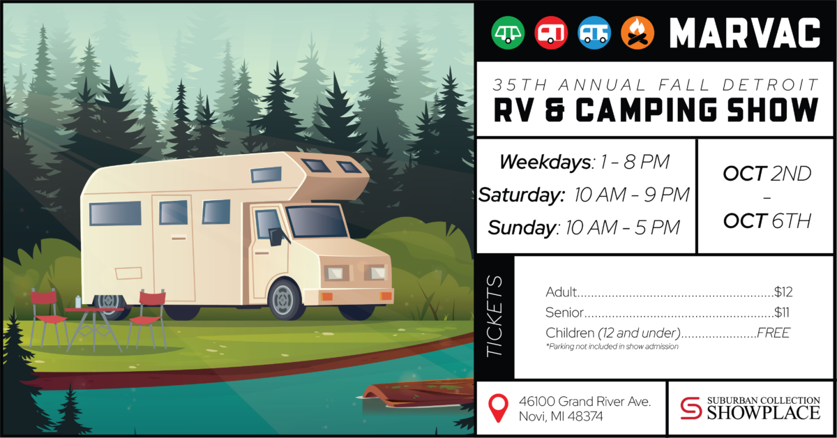 35th Annual Fall Detroit RV & Camping Show - MARVAC