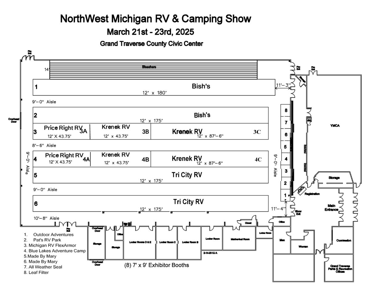 MARVAC RV & Camping Show Exhibitors and Floor Plan - MARVAC
