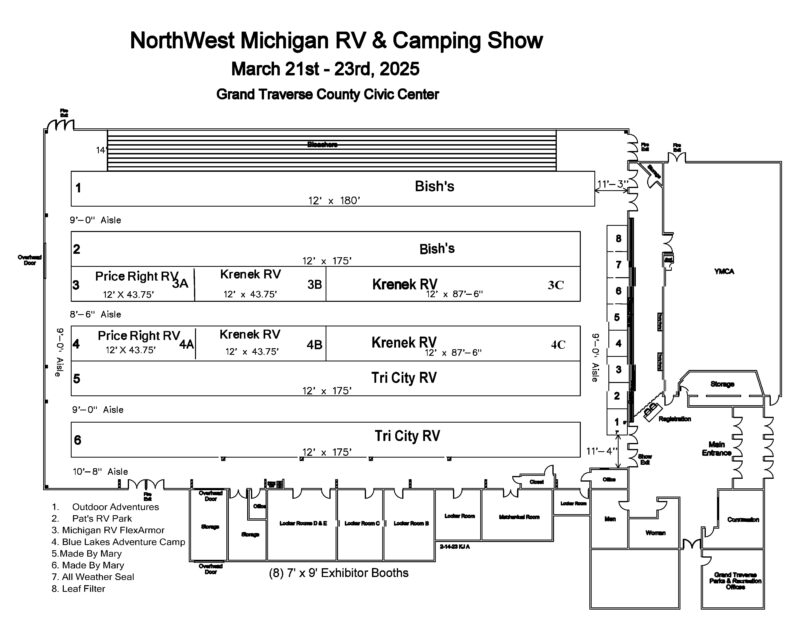 MARVAC RV & Camping Show Exhibitors and Floor Plan - MARVAC